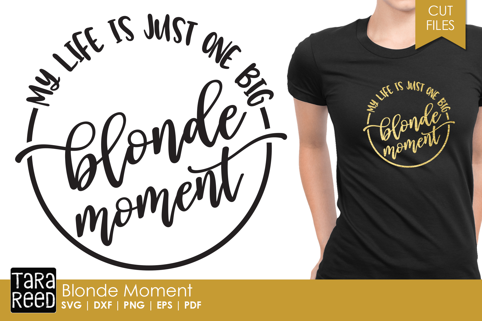 Blonde Moment - SVG & Cut Files for Crafting (252207) | Cut Files ...