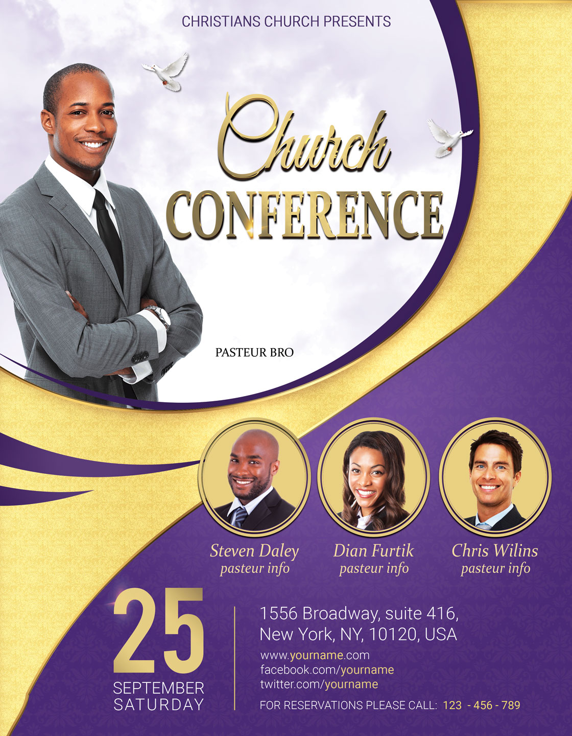 Free Chruch Flyer Templates For Photoshop Bosslide