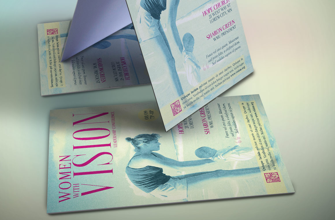 Women Leadership Seminar Flyer template