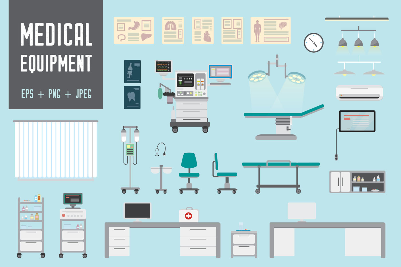 Set of Medical equipment