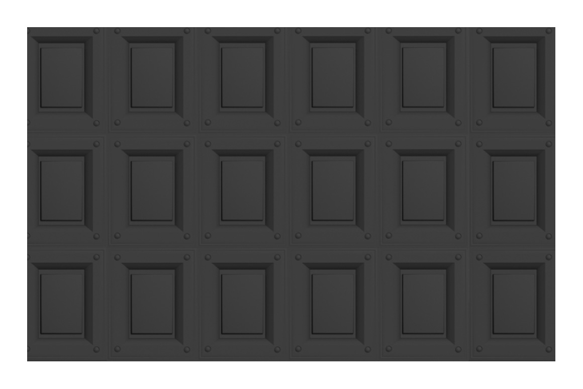 3D Patterns Matte Black Edition