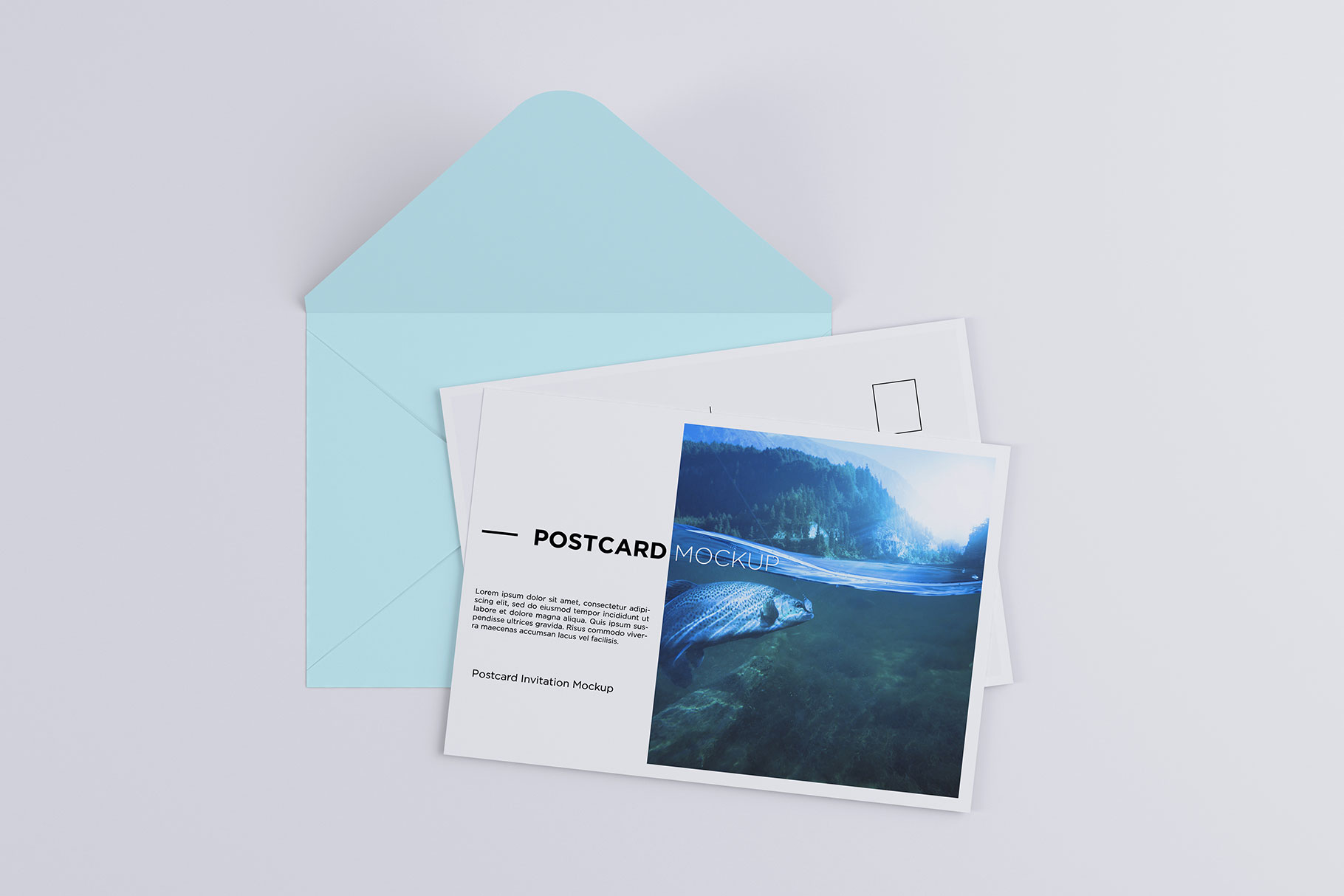 Postcard Invitation Mock up 7x5 Postcard Invitation Mock up 7x5