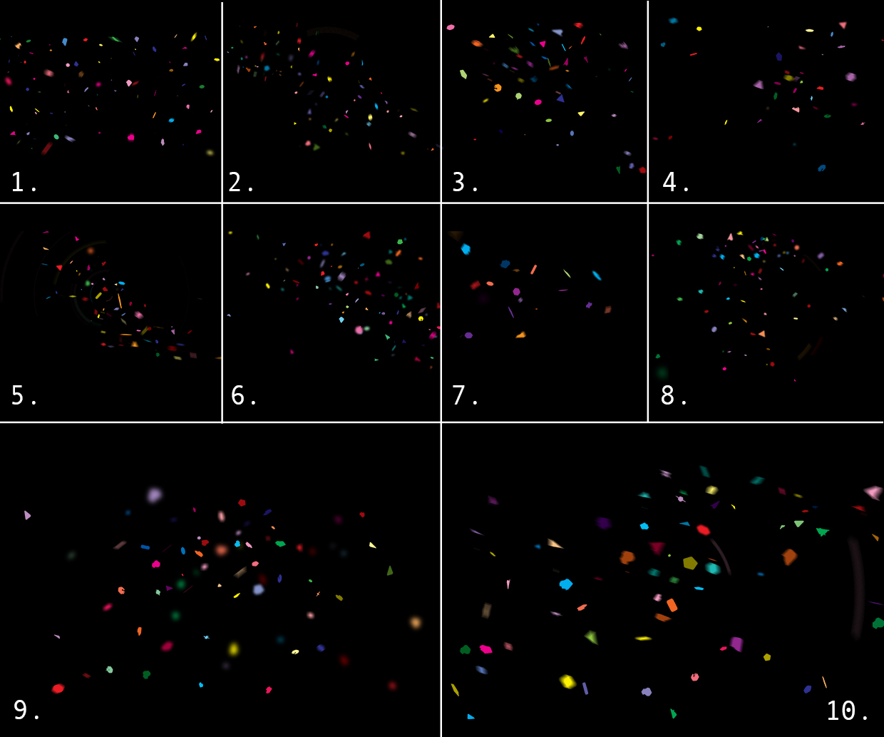 Confetti Overlays Vol. 1 (35200) | Textures | Design Bundles