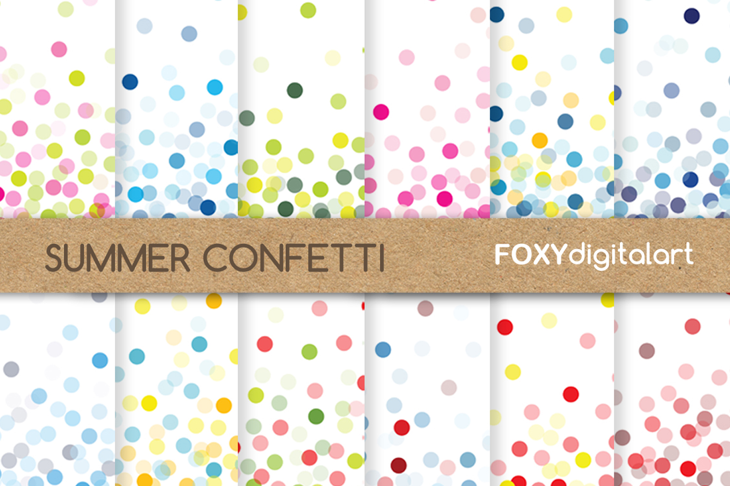 Confetti digital paper scrapbook diy wedding invitations (278754 ...