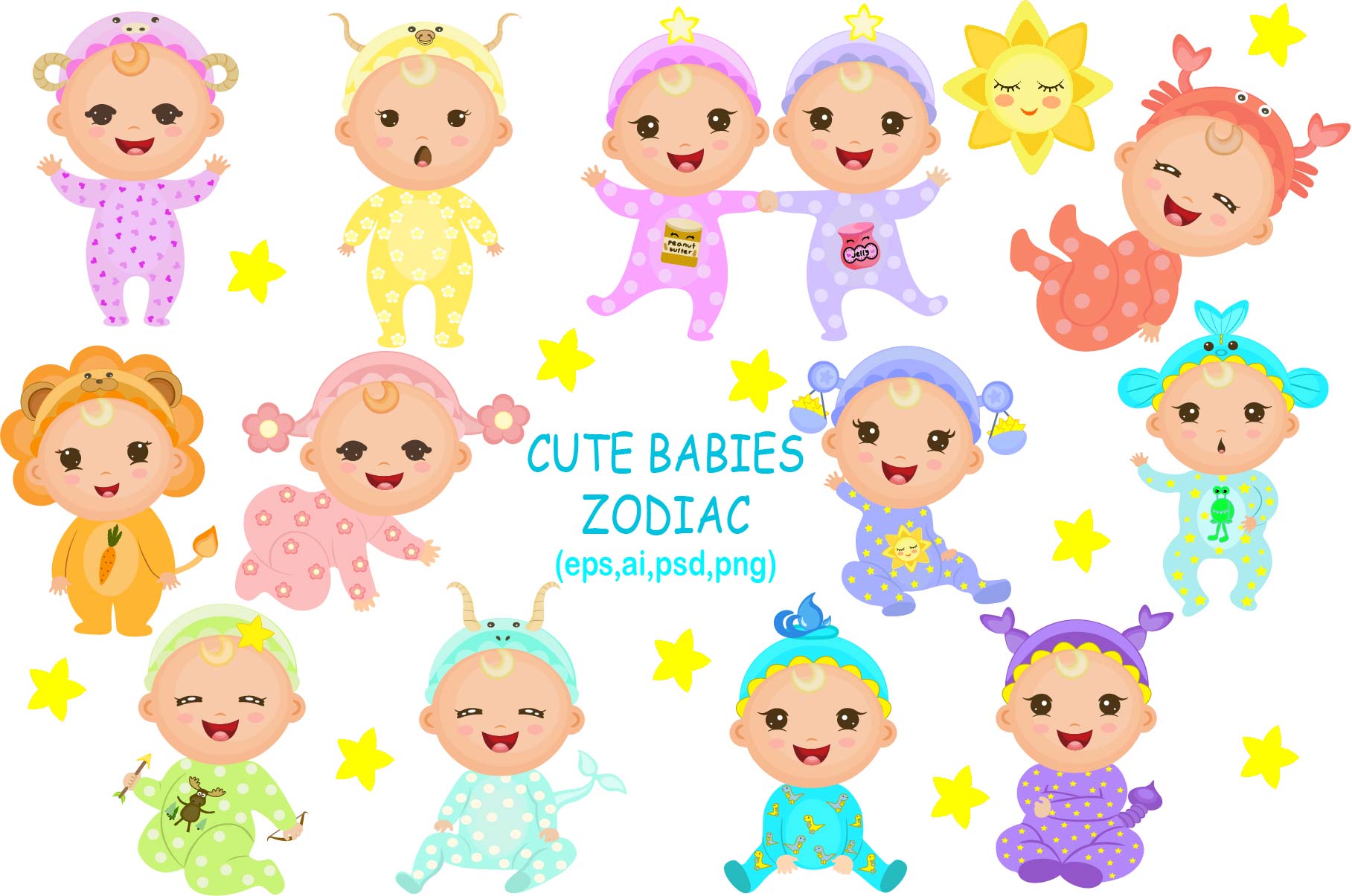 Cute Babies Zodiac
