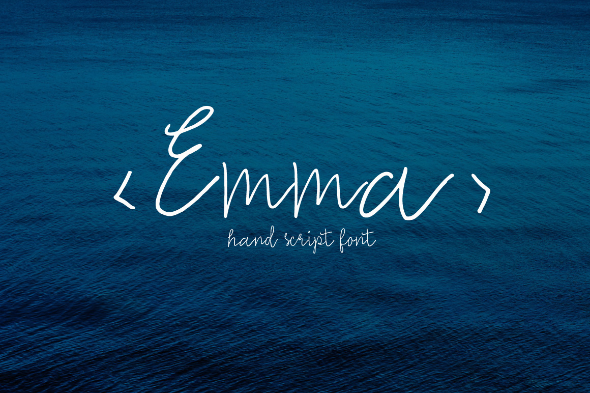 Emma Script By Nursery Art Font Bundles
