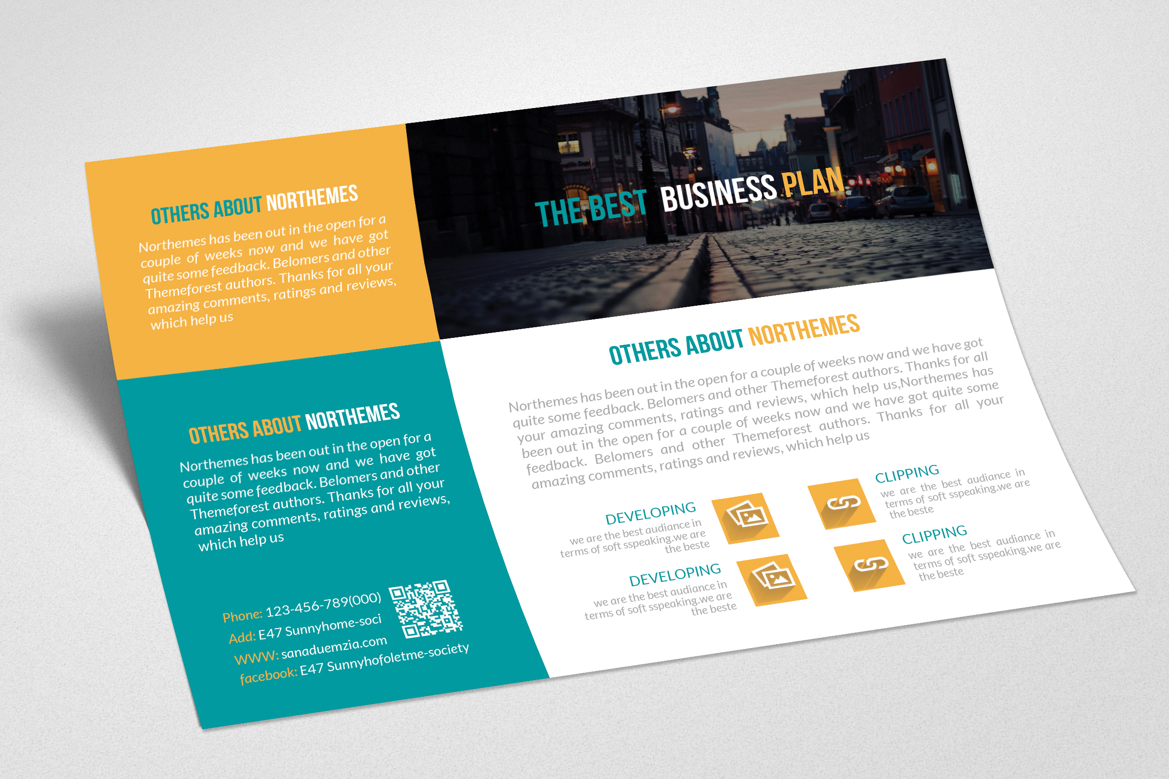 Global Network Services Horizontal Flyer (147438) | Flyers | Design Bundles