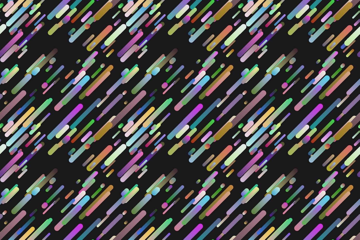 10 Seamless Gradient Stripe Patterns - AI, EPS, JPG 5000x500