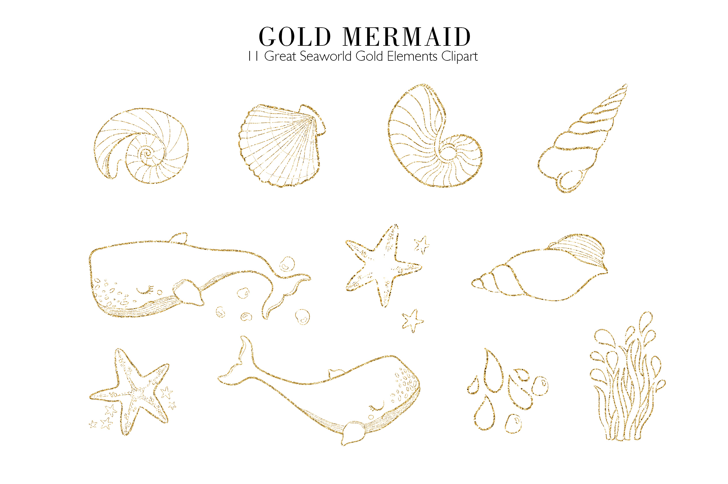 Gold Mermaid