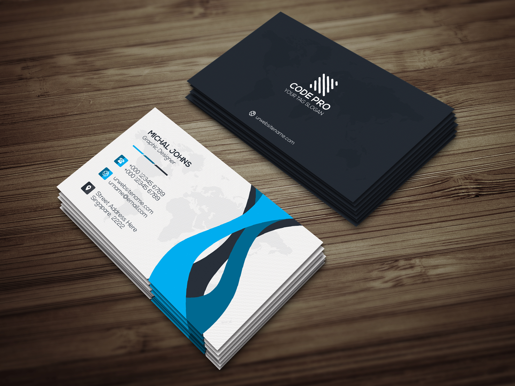 Corporate Business Card 18100 Business Cards Design Bundles