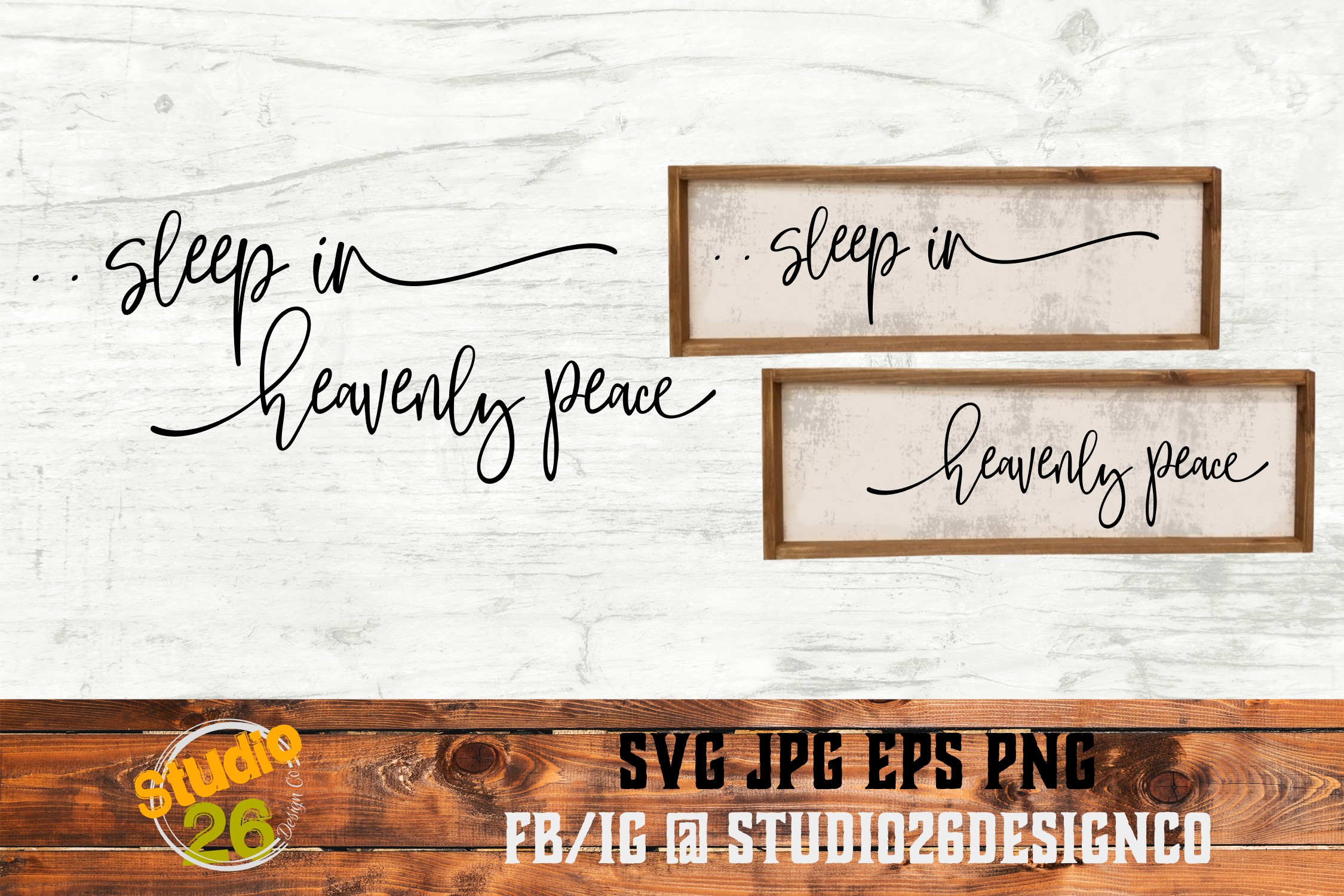 Sleep in Heavenly Peace - SVG PNG EPS (162849) | Cut Files | Design Bundles