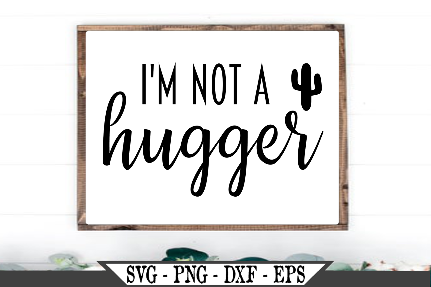 I'm Not A Hugger SVG (482352) | SVGs | Design Bundles