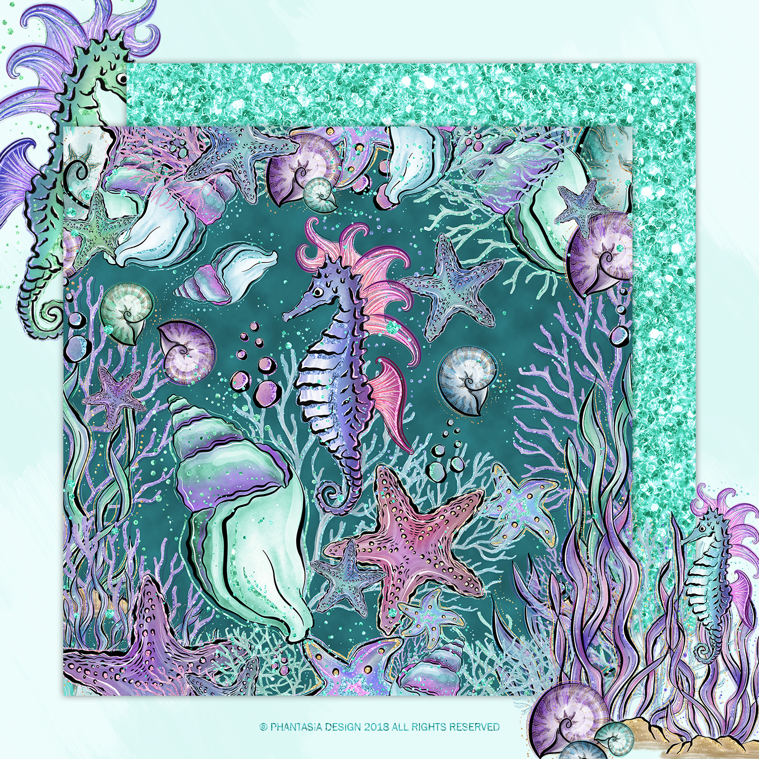 Mermaid Digital Paper