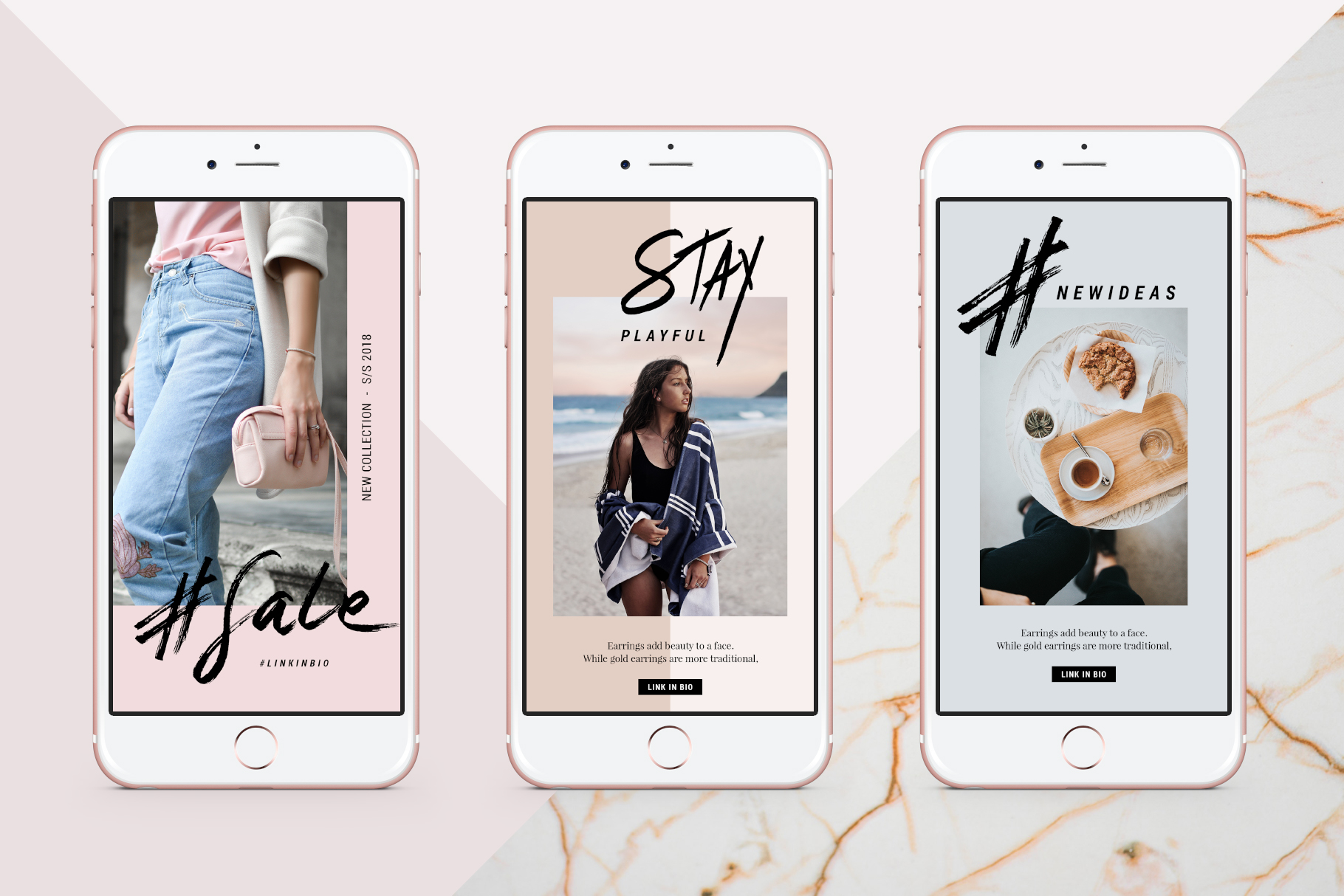ANIMATED Modern Instagram Stories Creative Hand Drawn Instagram Story 