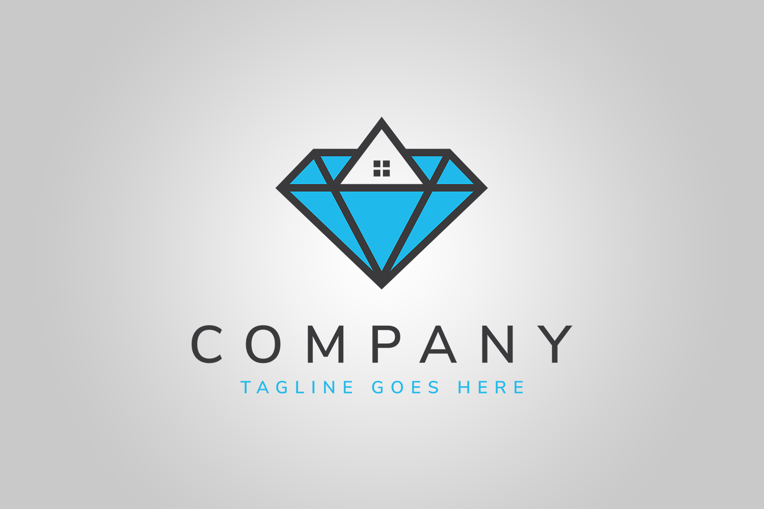 Diamond House Logo Template (529848) | Logos | Design Bundles