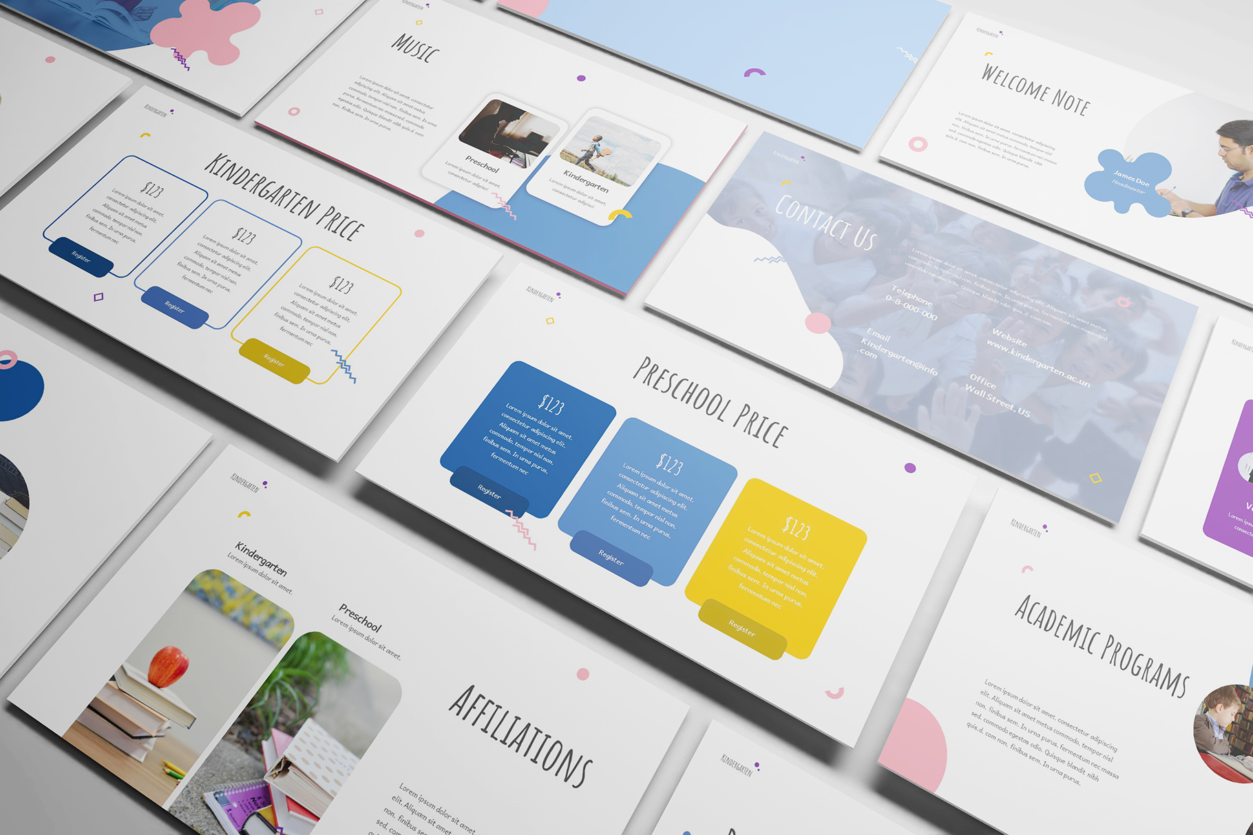 Kindergarten Google Slides Template