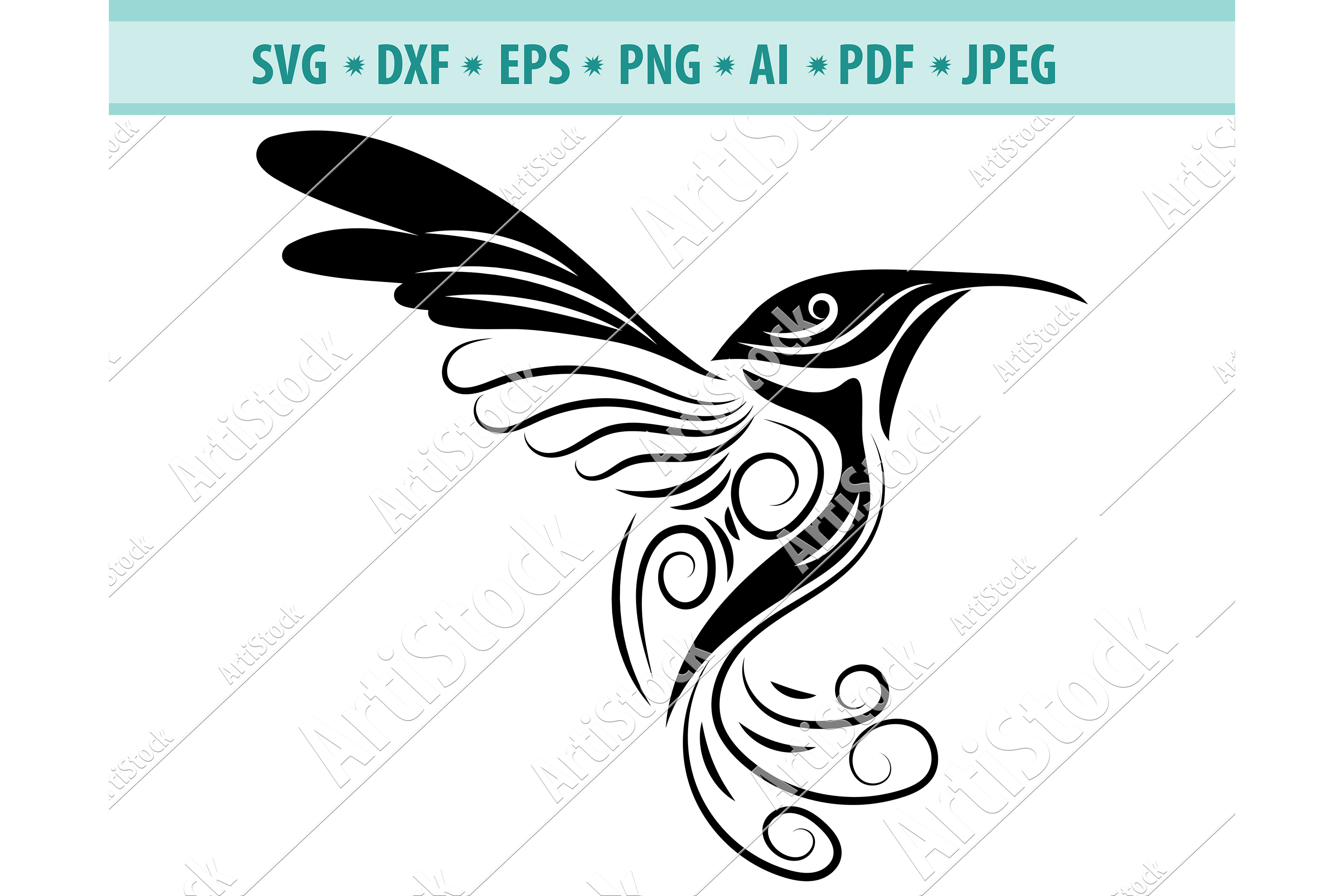 Hummingbird SVG, Hummingbird Wreath svg, Bird Dxf, Png, Eps