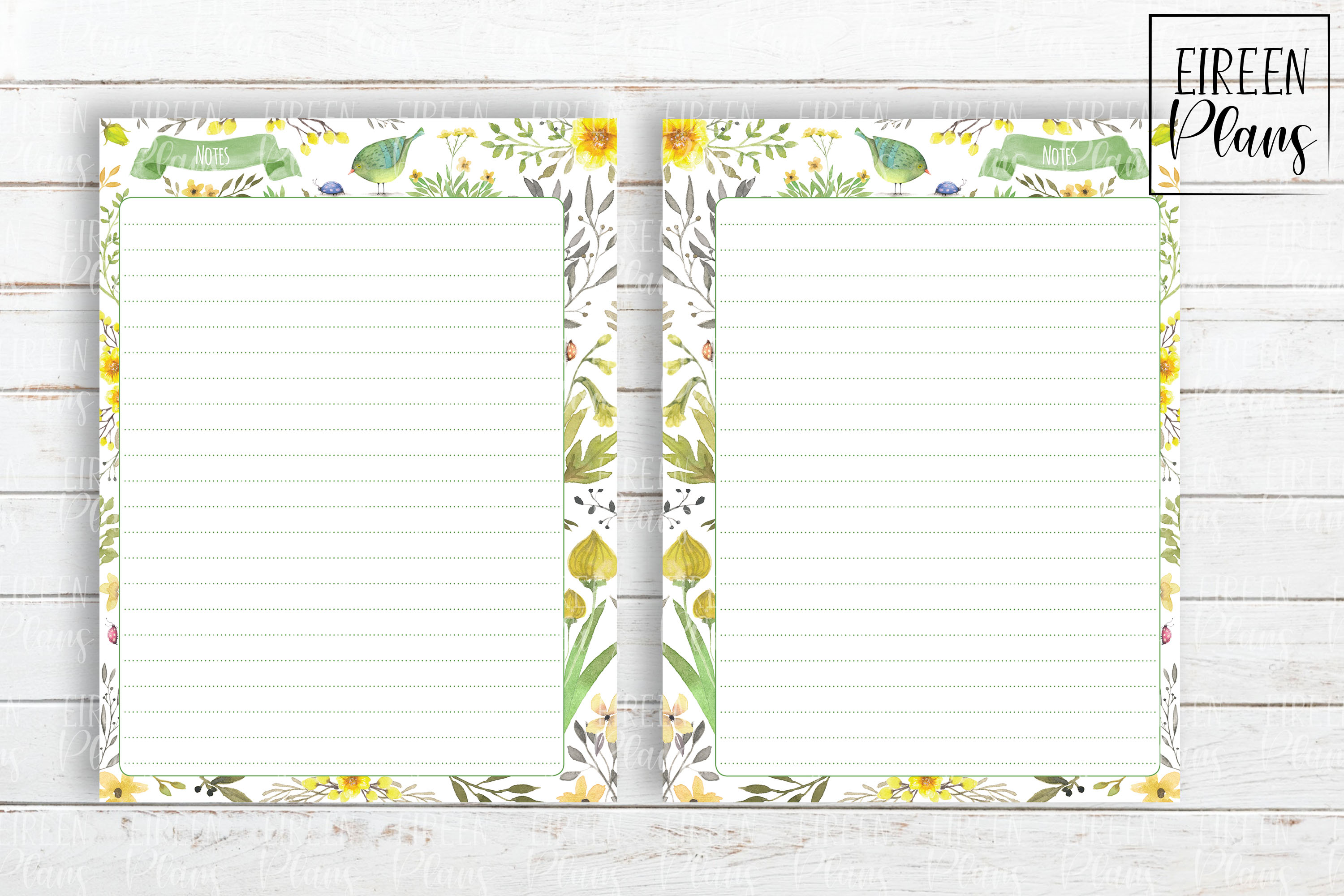 Notes Printable for Classic Happy Planner (252133) | Inserts | Design ...