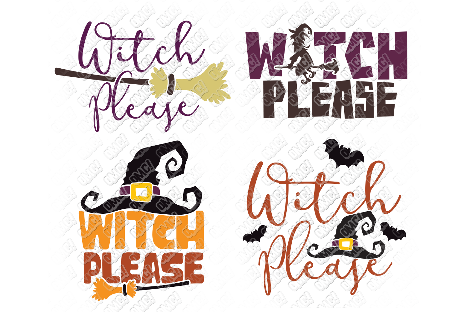 Witch Please SVG Halloween in SVG, DXF, PNG, EPS, JPEG (135777) | Cut ...