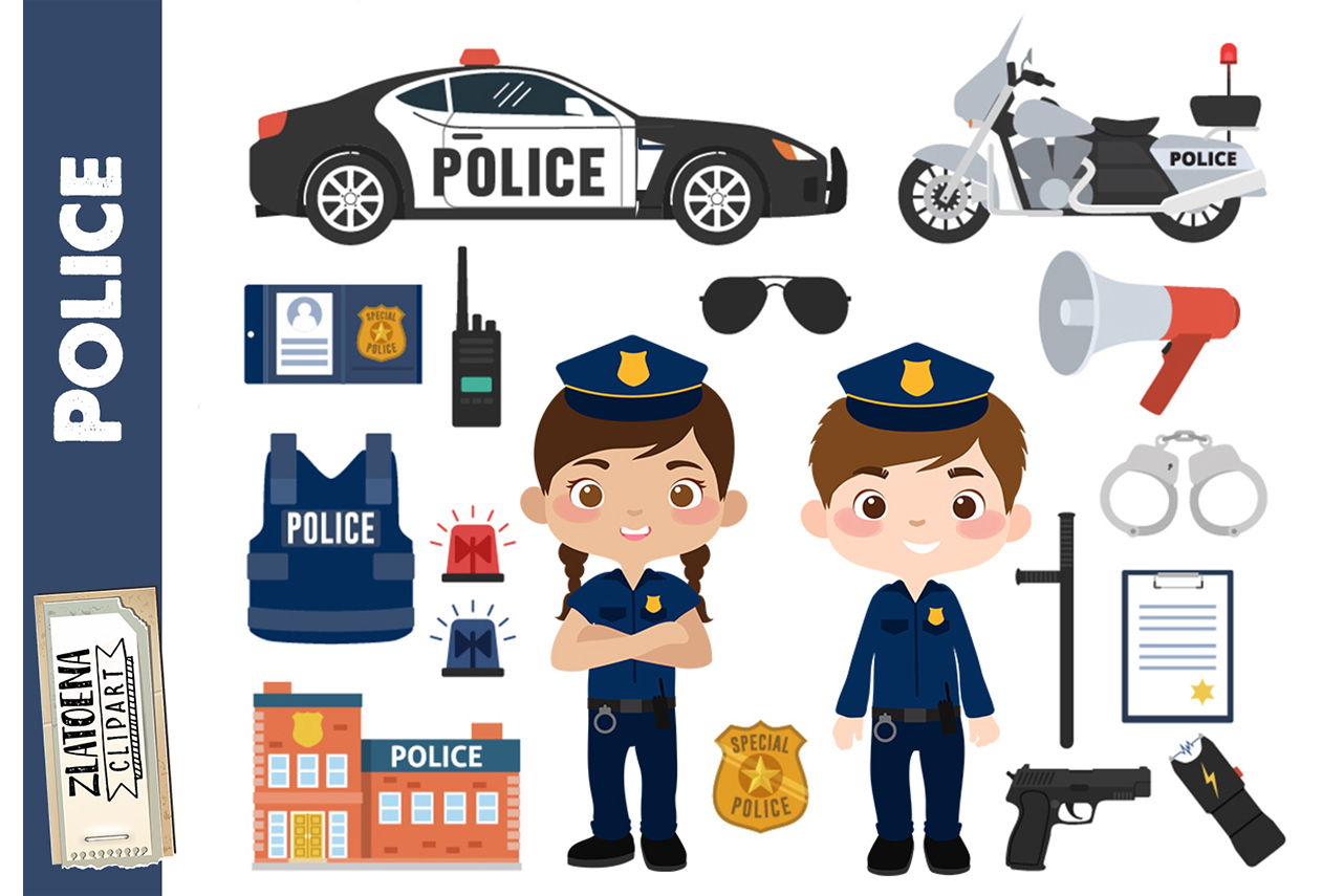 Little Police clip art Police Clipart Police Graphics (375301 ...