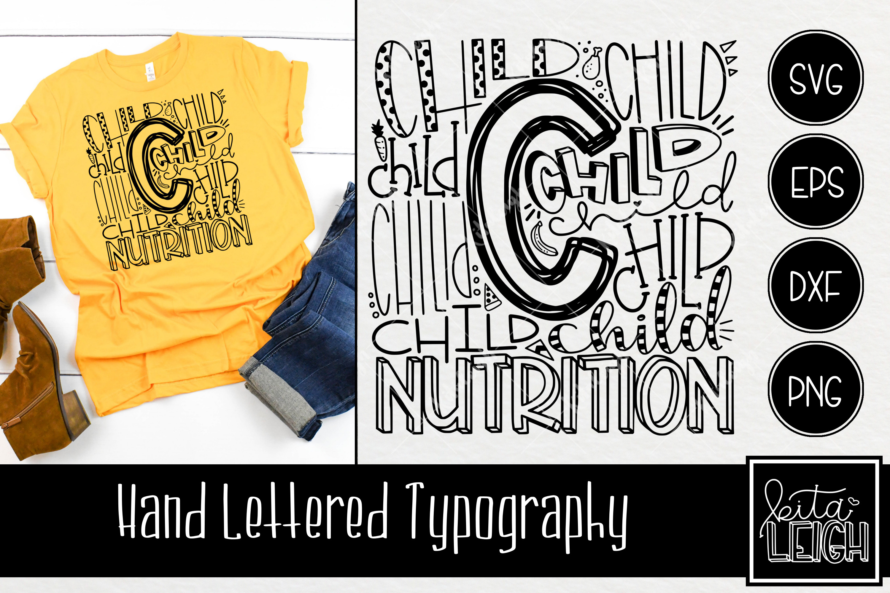 Child Nutrition Typography