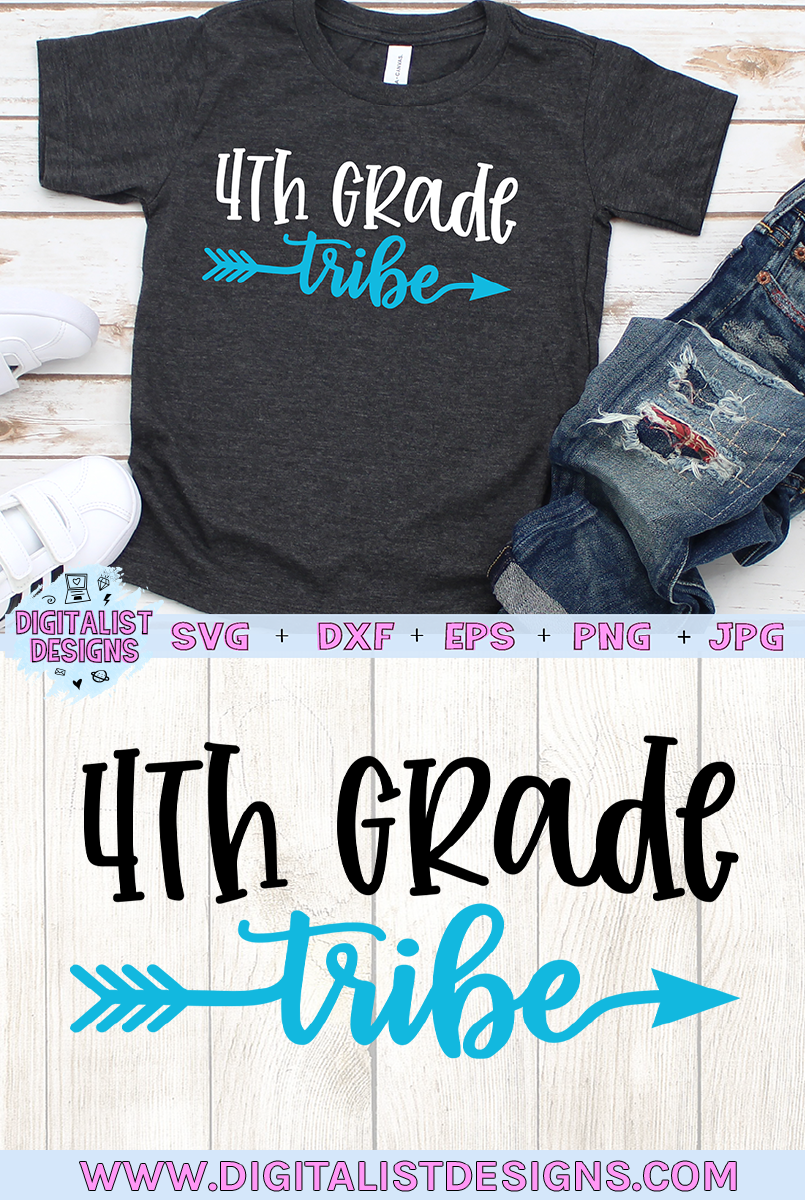 4th Grade Tribe SVG, Fourth Grade Svg, Tribe SVG