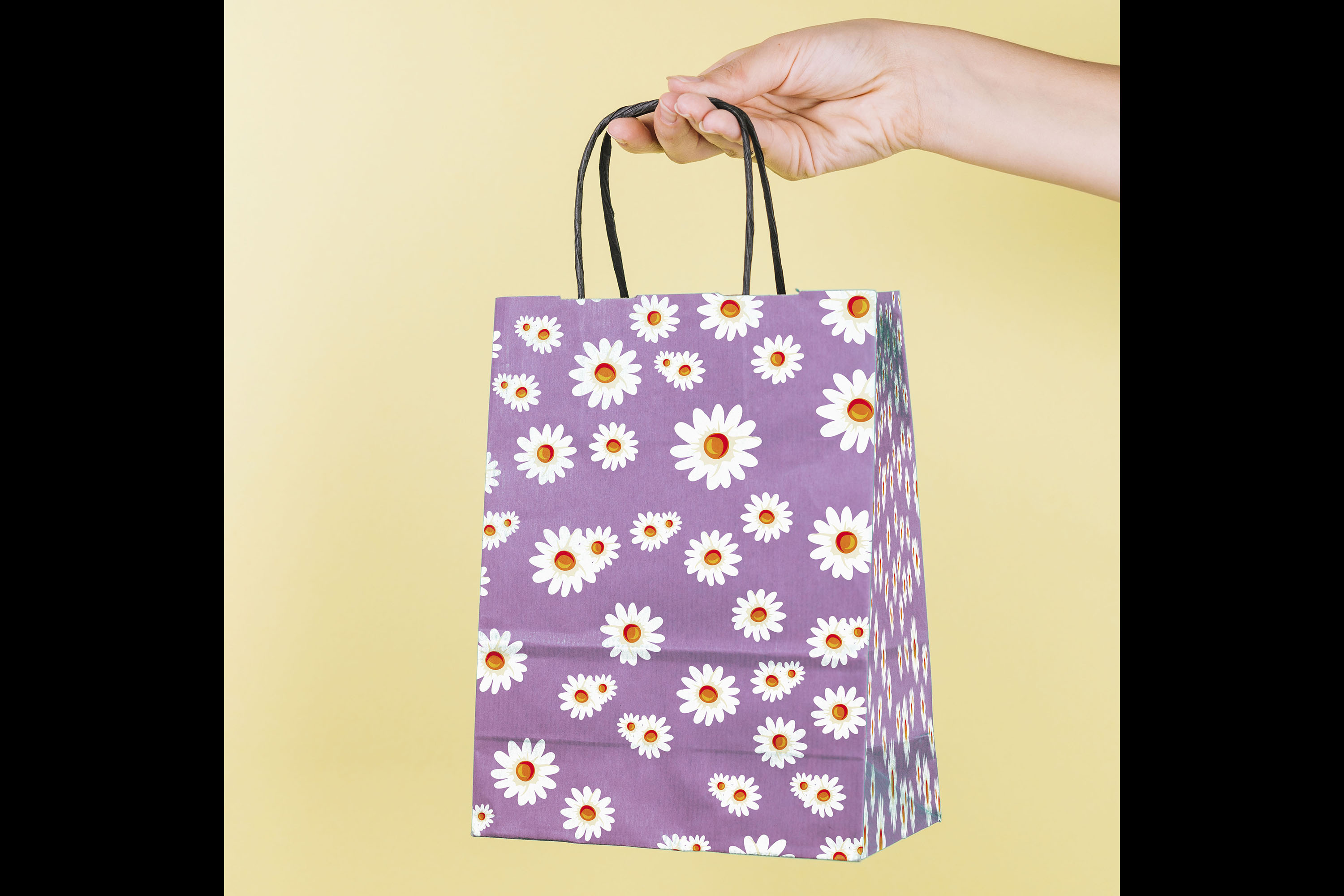 100 Seamless Daisy Flower Shabby Chic Floral Digital Papers