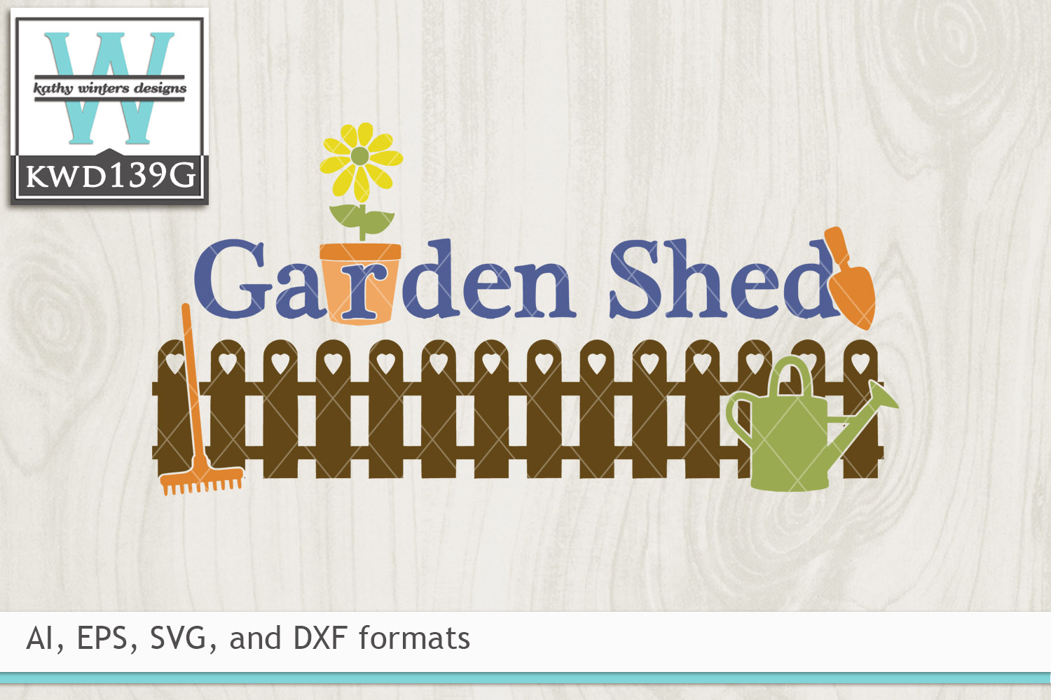 Gardening SVG - Garden Shed (15269) | Cut Files | Design Bundles