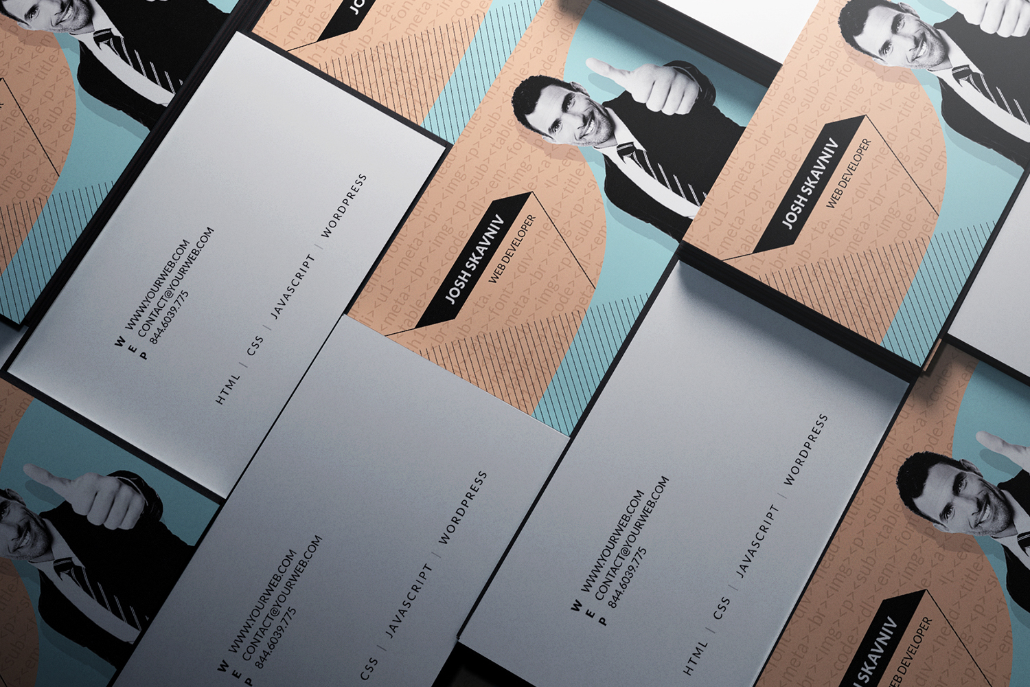 Web Developer Business Card - BC050