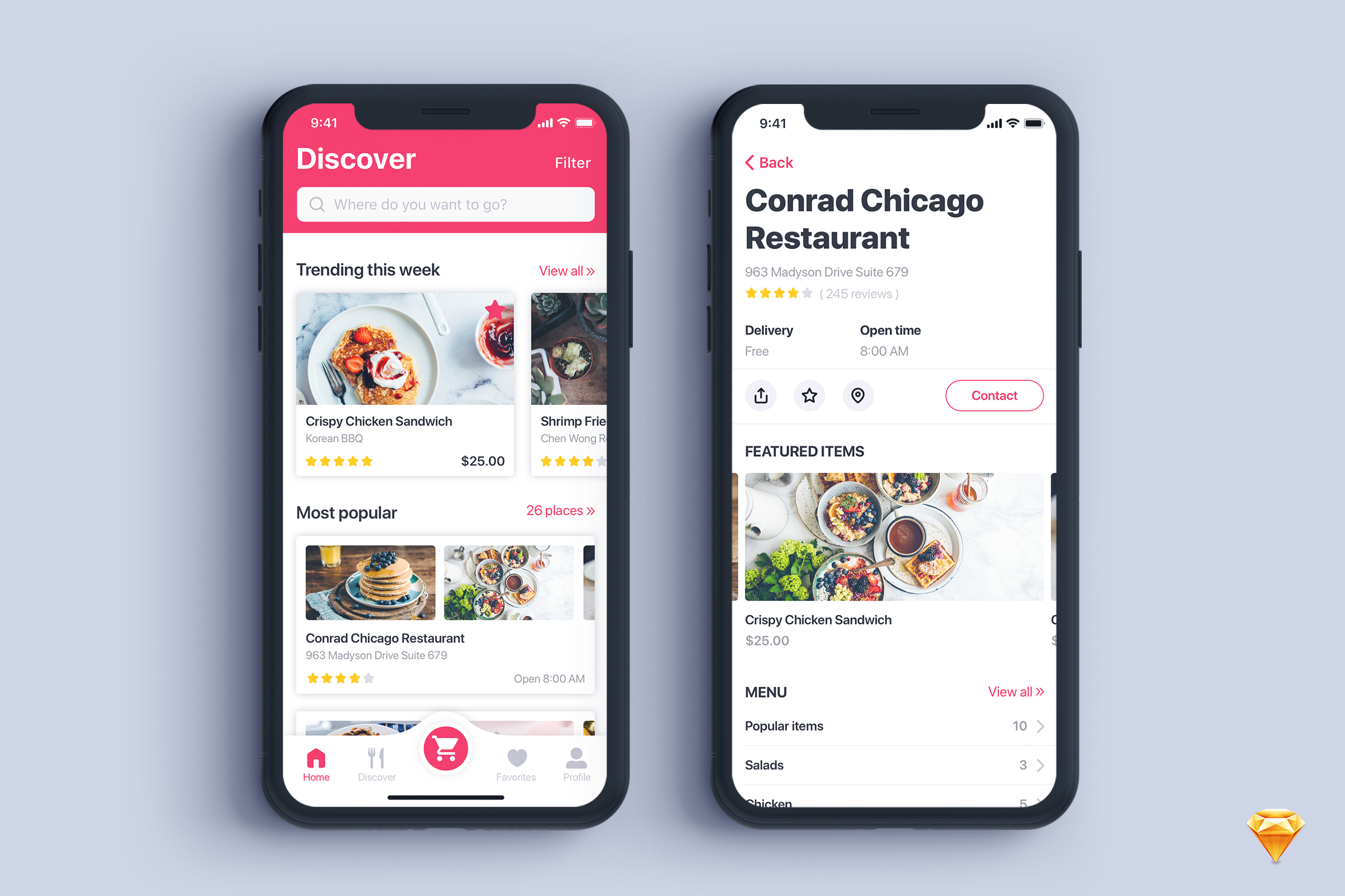 Foody - Food App UI Kit