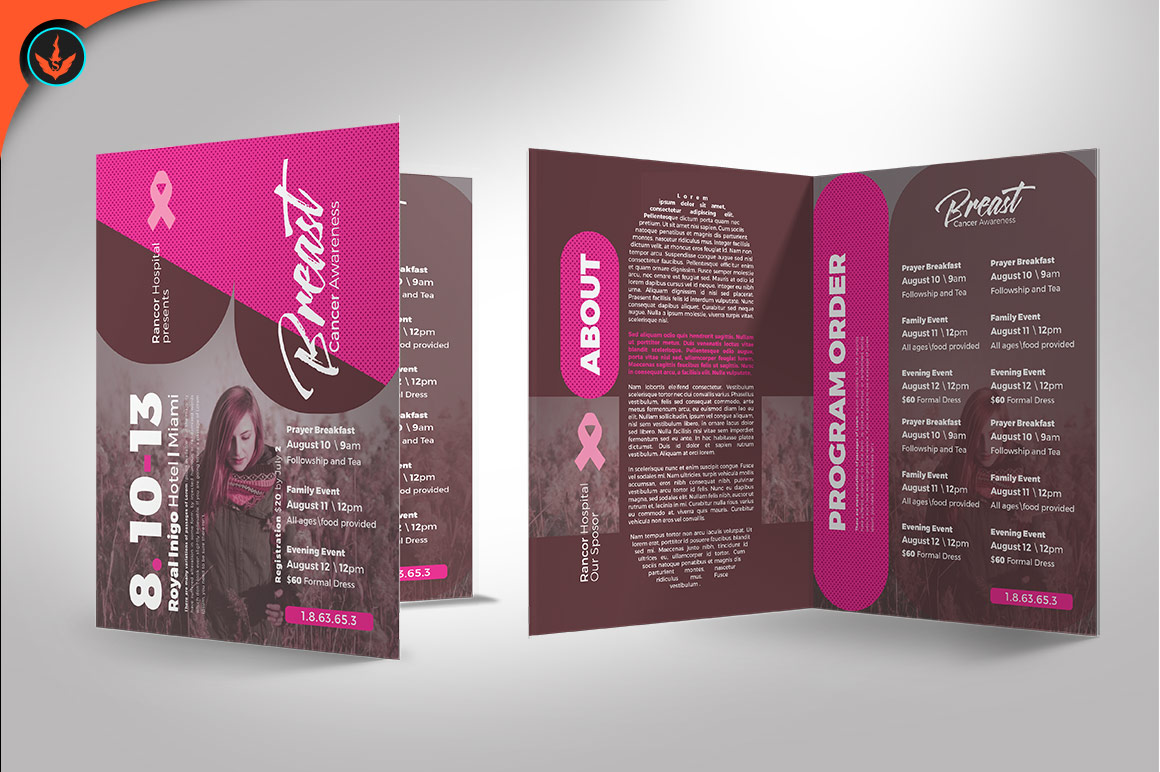 Cancer Awareness Event Program Template