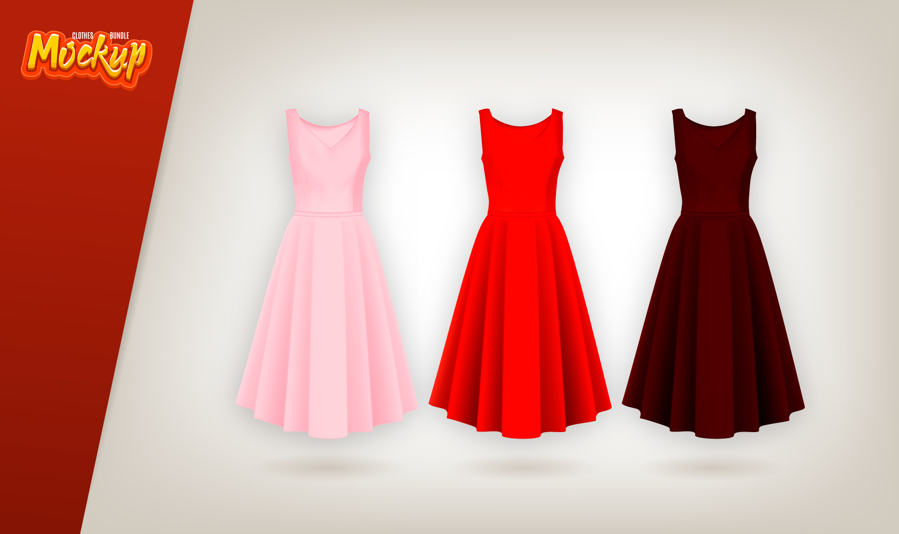 Vector clothes Mockup bundle