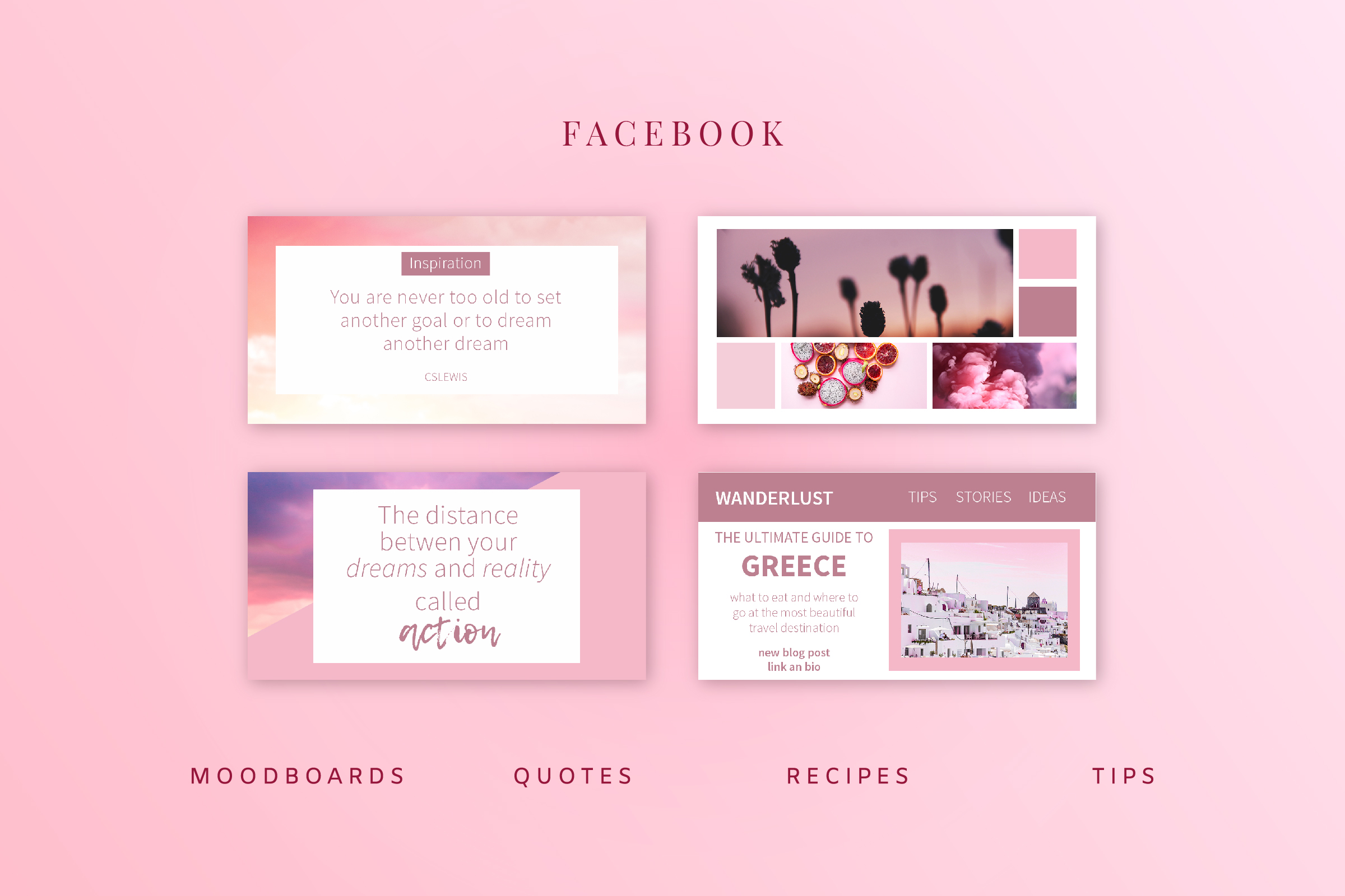PINK | Social Media Templates Pack