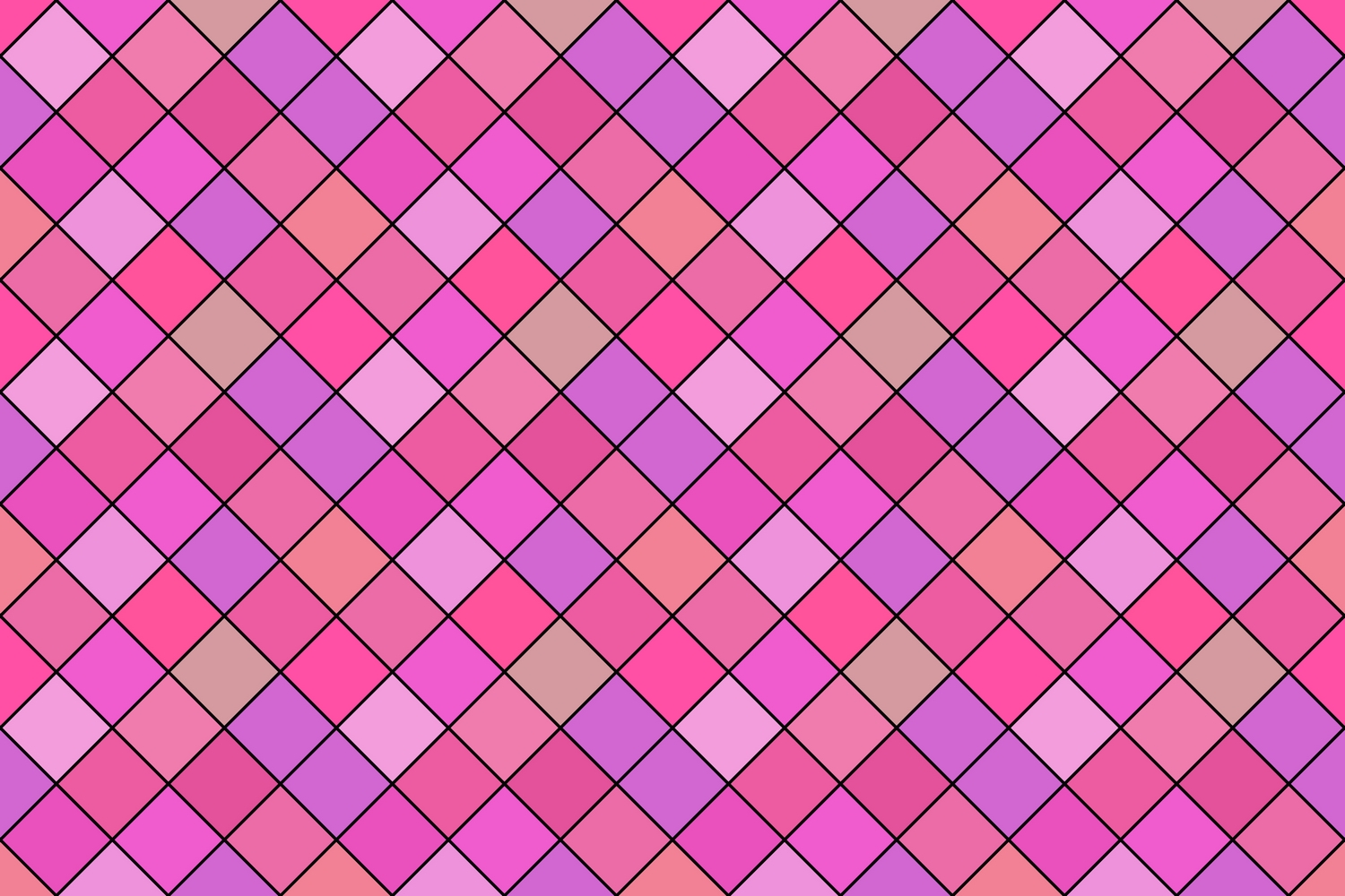 24 Seamless Pink Square Patterns