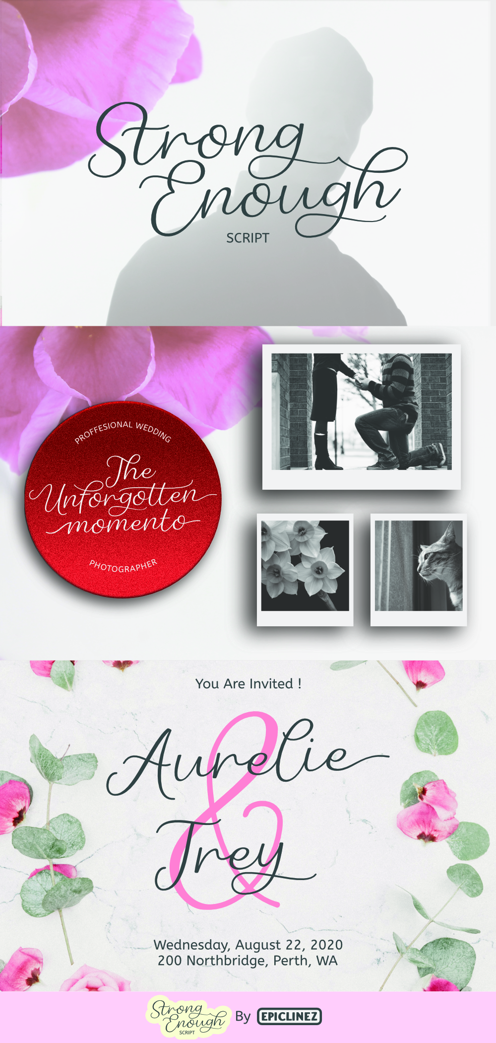 Strong Enough Script (444253) | Calligraphy | Font Bundles