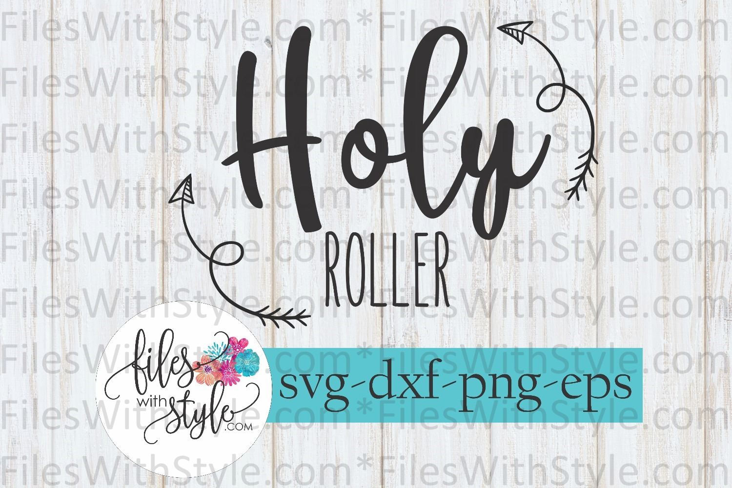 Holy Roller Christian SVG Cutting Files