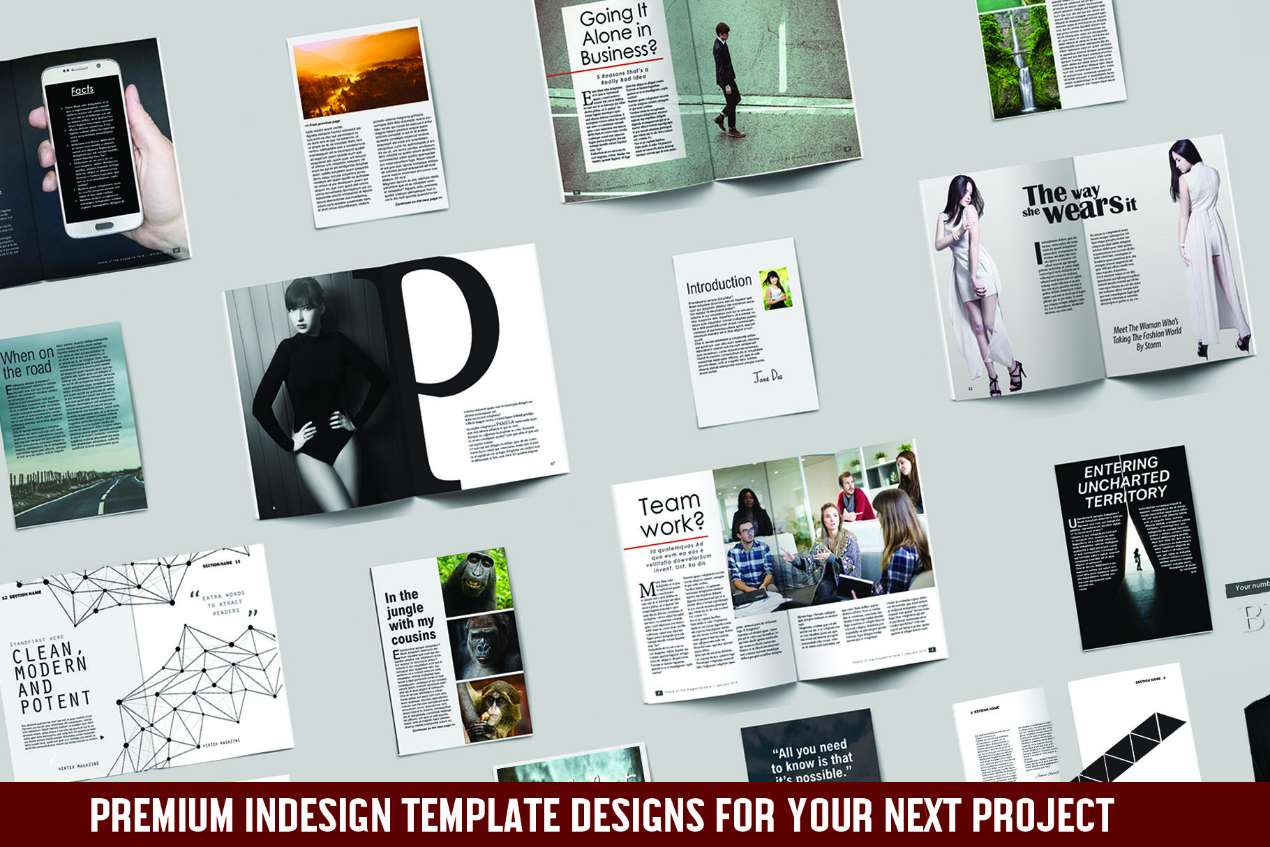 Premium Magazine Template Bundle (284599) | Magazines | Design Bundles