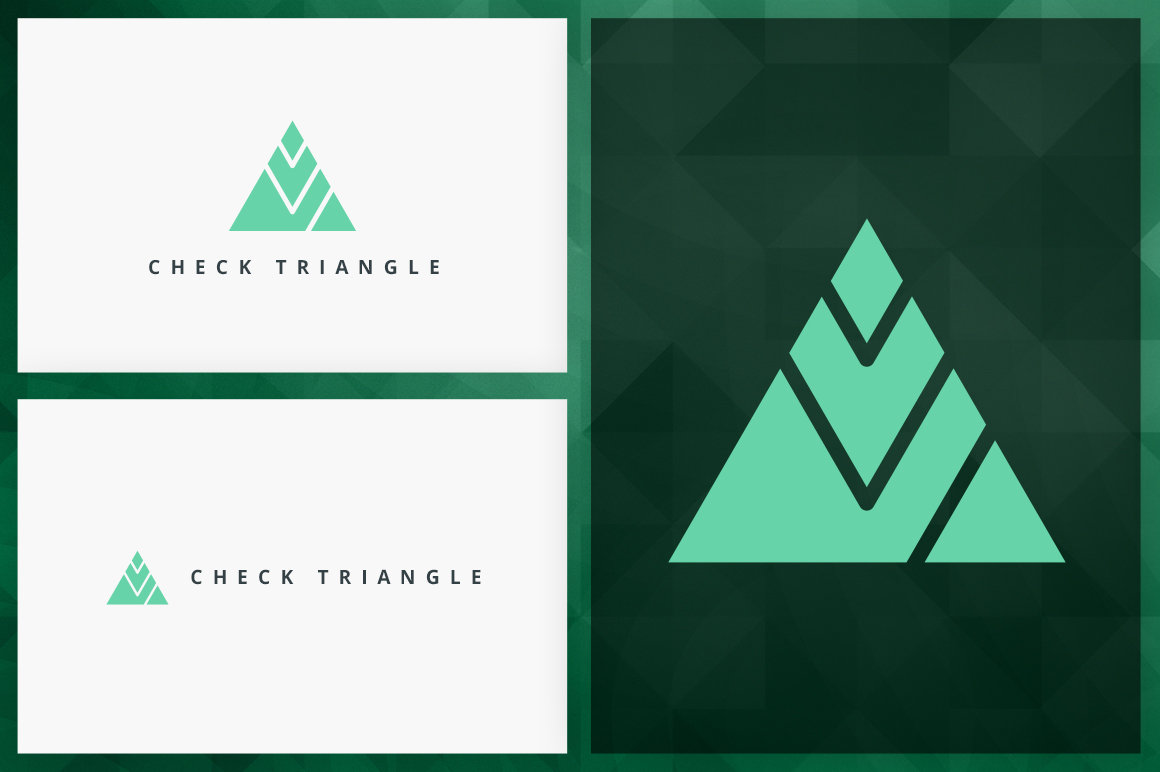 20 Triangle Logos - Filled edition