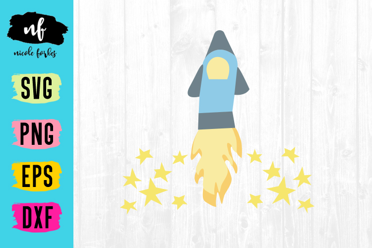 Rocket SVG Cut File