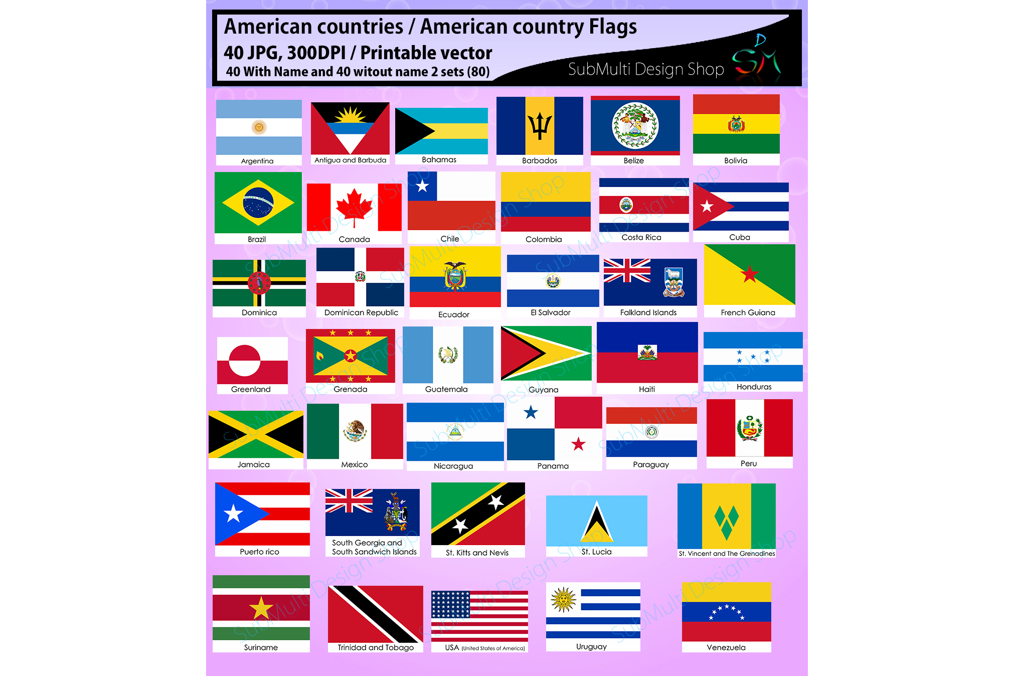 American countries / American country Flags / country flag / High ...