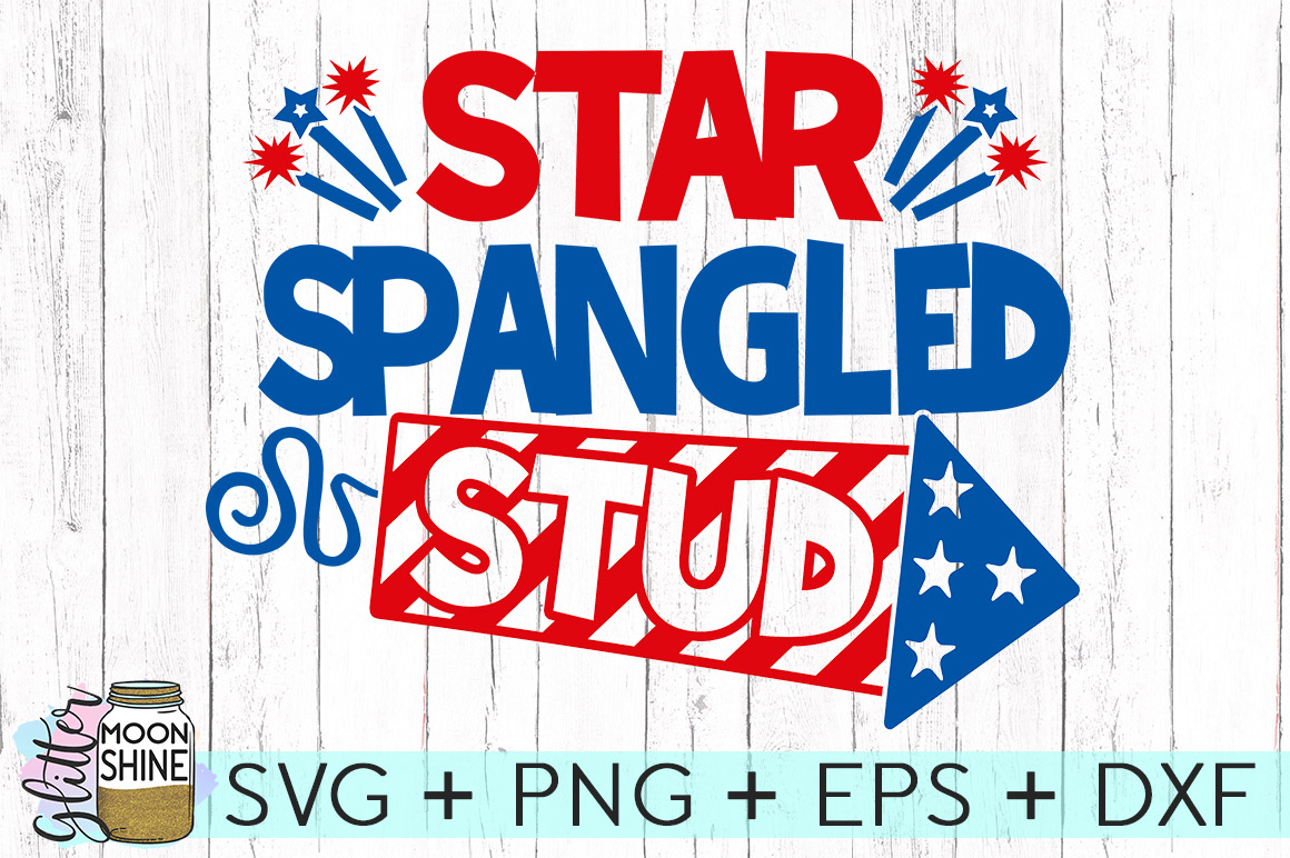 Star Spangled Stud SVG DXF PNG EPS Cutting Files (73802) | SVGs ...