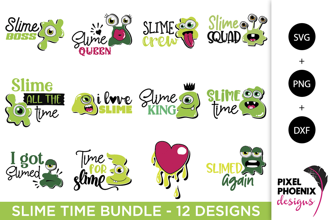 Slime Time SVG Bundle