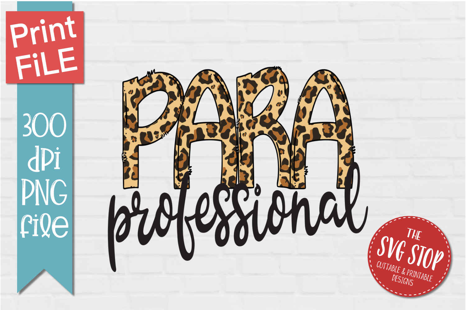 Paraprofessional Sublimation Design PNG