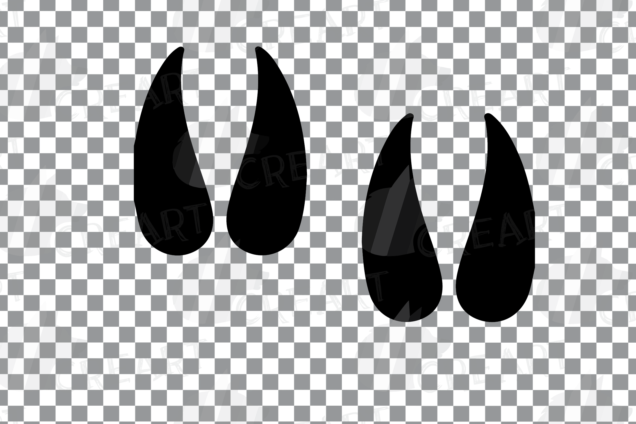 Animal Tracks, Woodland Animals footprints Clipart pack (109435 ...