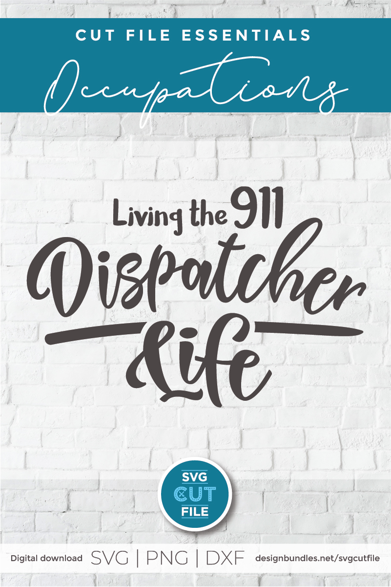 Living the 911 Dispatcher life - a 911 dispatcher svg file