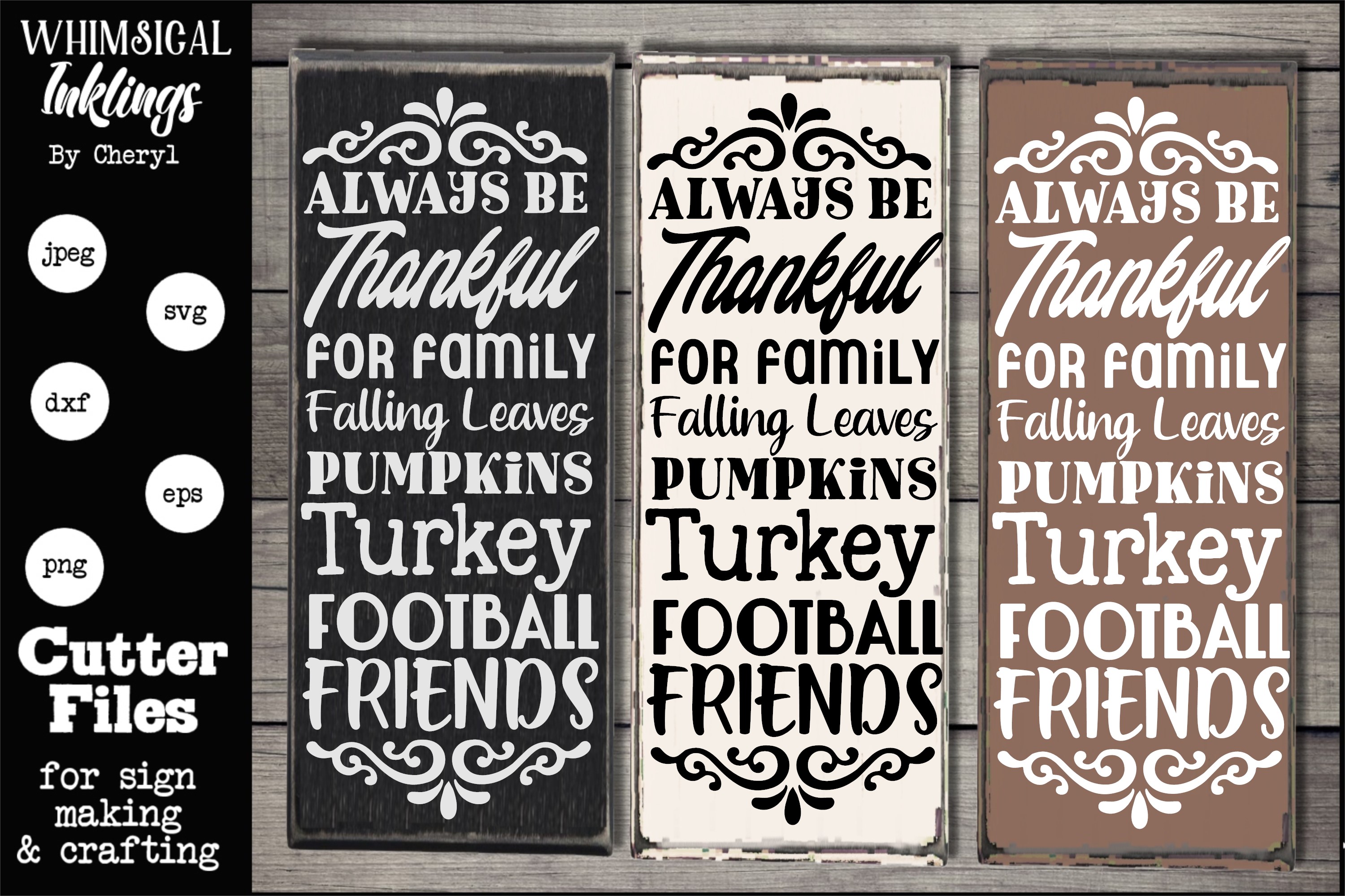 Always be Thankful-Vertical SVG (359854) | SVGs | Design Bundles