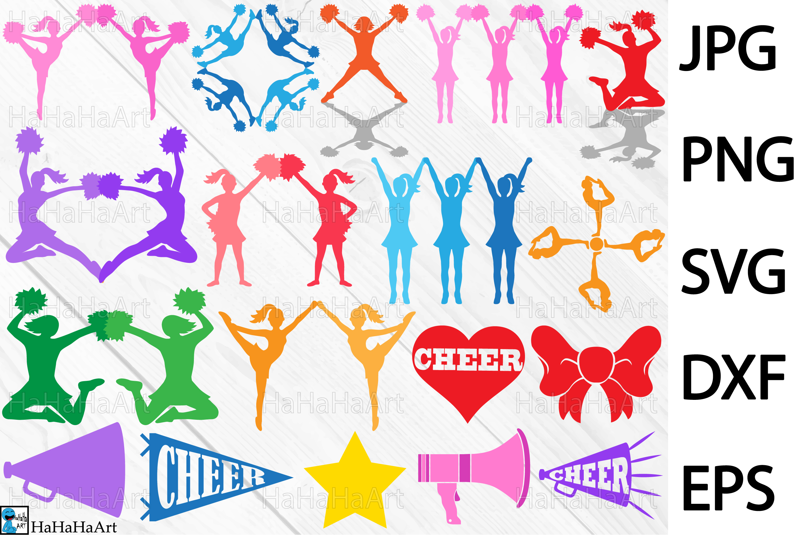 Cheer Monogram Designs - Clip art / Cutting Files - 82c (141775 ...