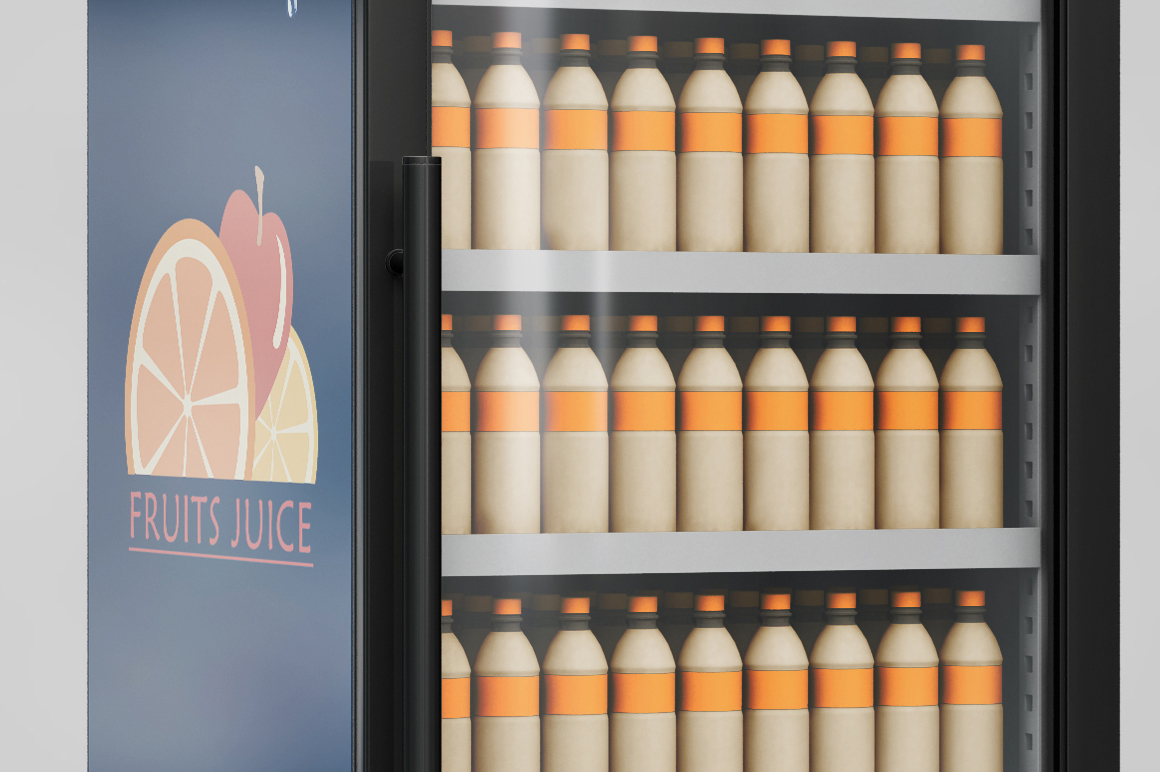 Refrigerator Mockup (35302) | Mock Ups | Design Bundles