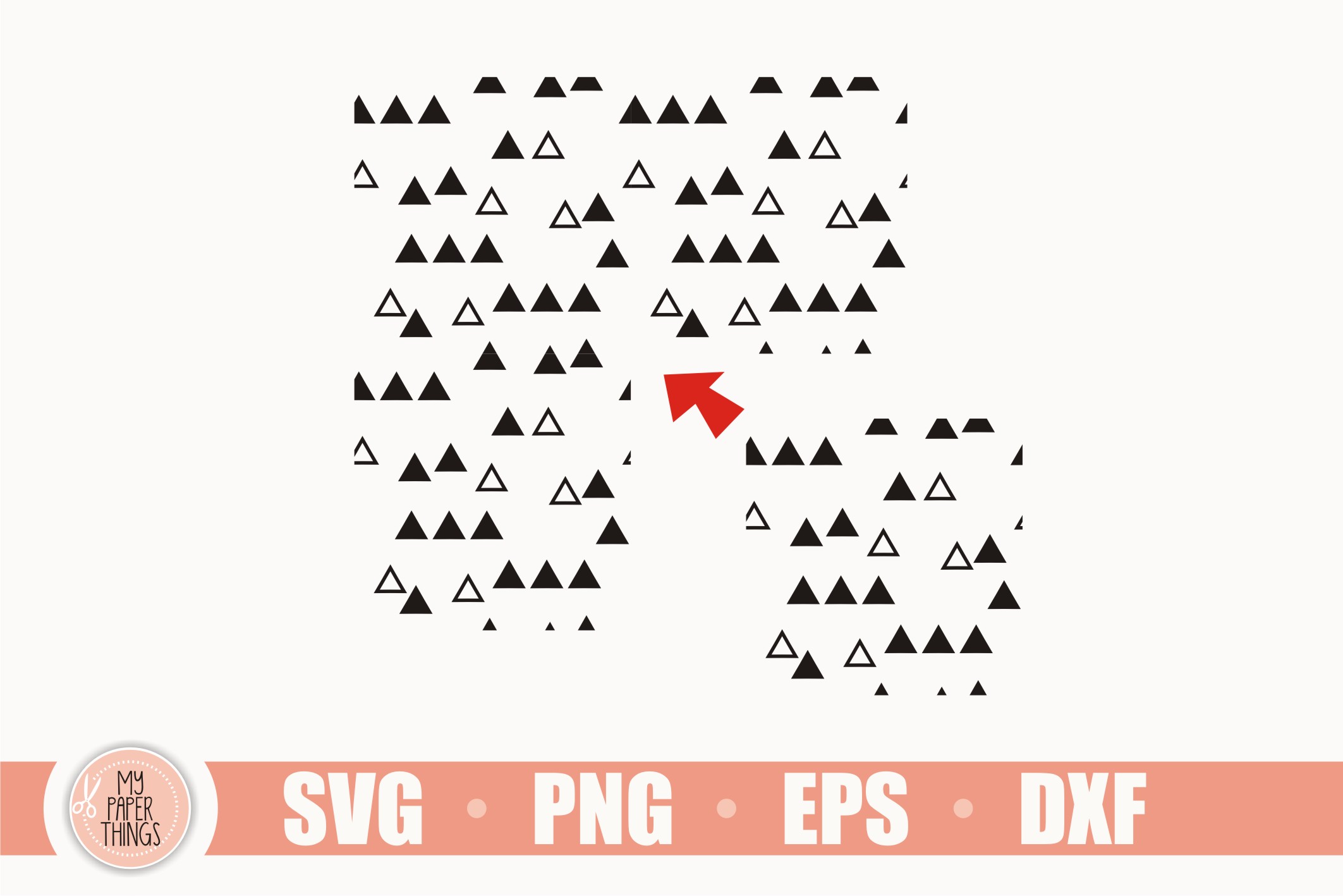 Triangle pattern svg, Seamless Pattern SVG