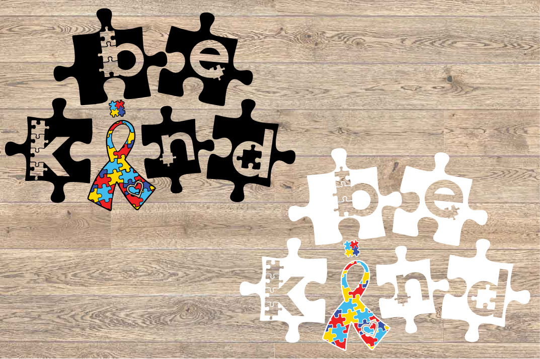 Puzzle Autism Awareness Be Kind 1709s